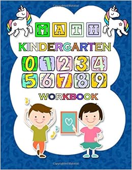 Kindergarten math workbook blue cover: We provide you homeschooling ...