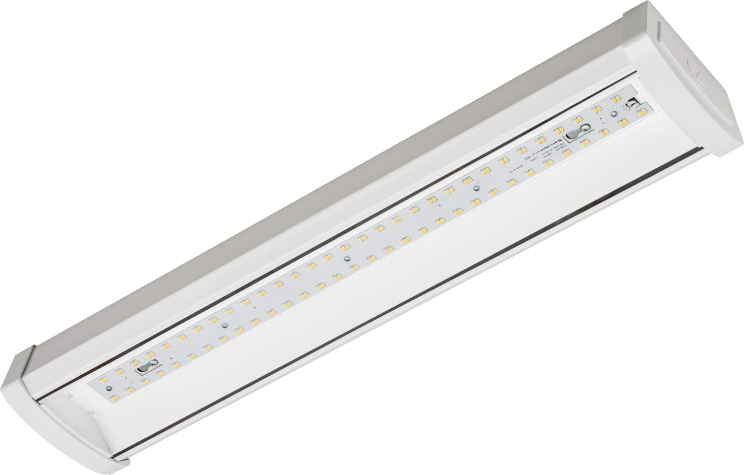 Lithonia Lighting 4 Foot LED Light Fixture, Low-Profile LED Wraparound ...