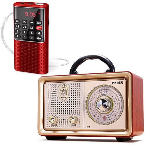 Retro Portable Radio AM FM Shortwave Radio Transistor Battery Operated ...