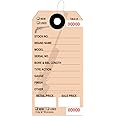 Amazon.com : 100 Gun and Rifle ID Tags with Consecutive Numbers. Each ...