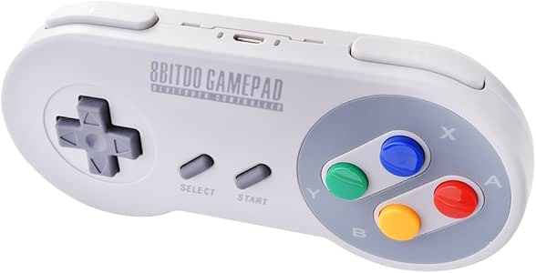 8Bitdo SFC30 Wireless Gamepad Bluetooth Controller with Classic Joystick for IOS/Windows/Android ...