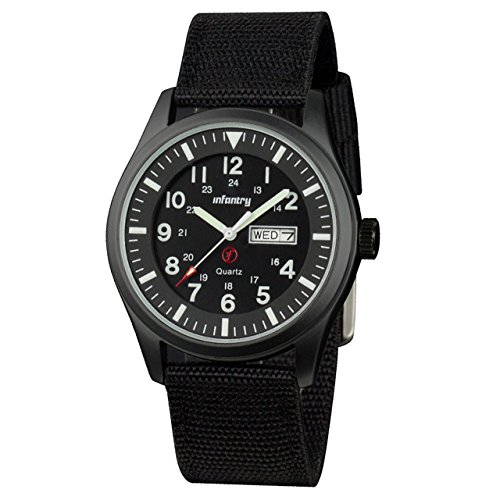 INFANTRY Mens Analog Wrist Watch Army Military Field Watches for Men ...