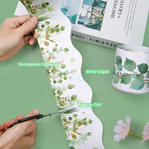 Classroom Bulletin Board Borders Boho: 36ft Eucalyptus Bulletin Board ...