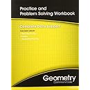 HIGH SCHOOL MATH COMMON-CORE GEOMETRY PRACTICE/PROBLEM SOLVING WORKBOOK GRADE 9/10: PRENTICE ...