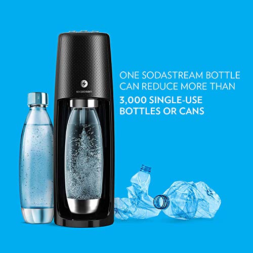 SodaStream Fizzi One Touch, Sparkling Water Maker, Black | Pricepulse