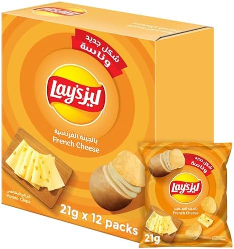 Lays French Cheese Potato Chips, 21gx12 price in Saudi Arabia | Amazon ...