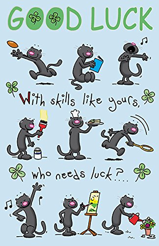 Good Luck Vibes Good Luck Card: Amazon.co.uk: Office Products