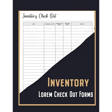 Mua Inventory Check Out Forms: Inventory Sign Out Sheet Checkout Form ...