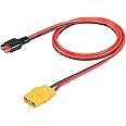 Amazon.com: CERRXIAN 3.2FT 12AWG XT90 Female to Solar Panel Connector 30A Power Pole Port ...
