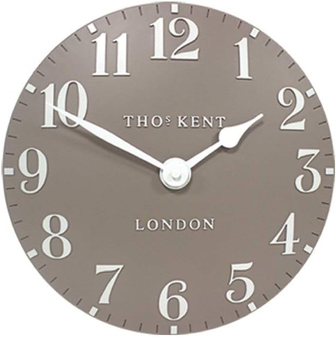 Thomas Kent Arabic Design Clay Wall Clock – 12″ London – BigaMart