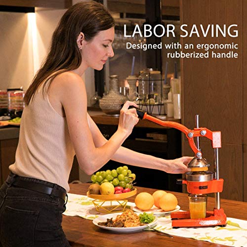 VIVOHOME-Heavy-Duty-Commercial-Manual-Hand-Press-Citrus-Orange-Lemon ...
