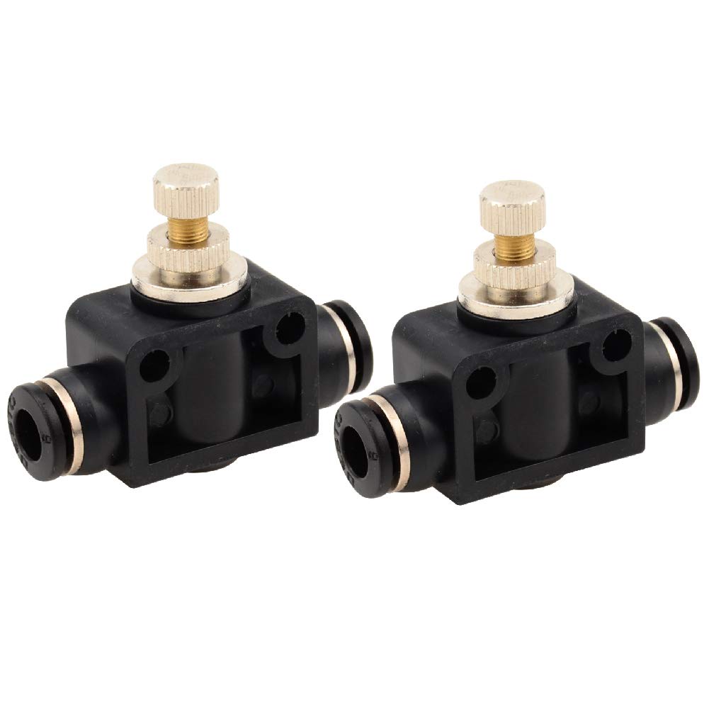 Beduan Pneumatic Union Tee Push to Connect Air Fitting 8mm Tube OD x 1/ ...