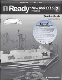 Amazon.com: Ready Common core New York CCLS Practice Grade 7 Math ...