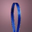 Amazon.com: Royal Blue Satin Ribbon with Silver Border, 1/4" X 50Yd