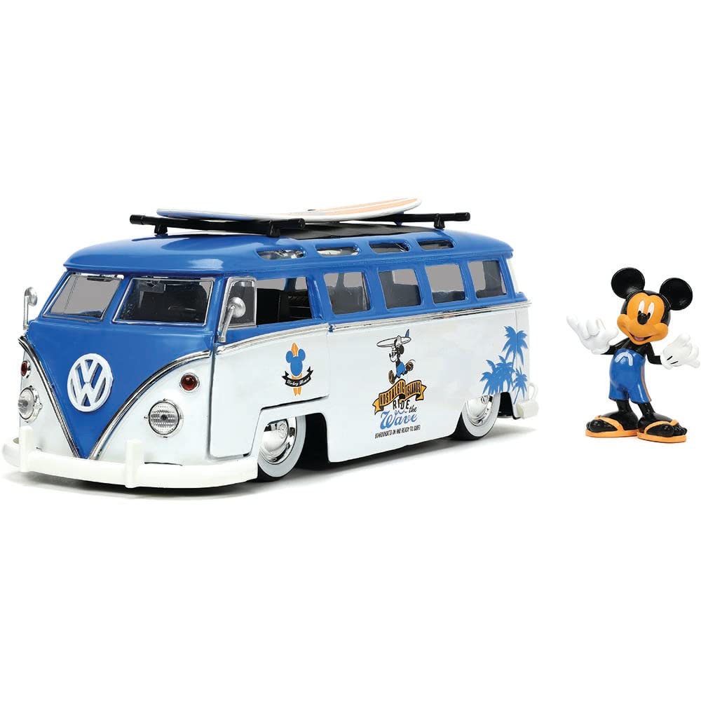 Mua Jada Toys Disney Mickey and Friends 1:24 Volkswagen T1 Bus Die-cast ...