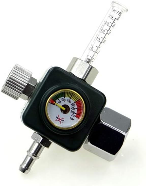 Mini One-Stage Gas Bottle Regulator AR / CO2 Mini with Rotameter ...