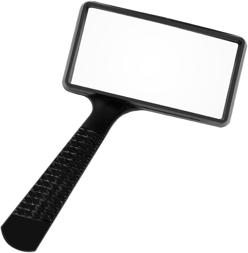 Amazon.com: Bear Outdoor Rectangular Handheld Magnifying Glass (3X ...