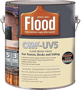 Flood Cwf-Uv5 Wood Finish Oil Base Natural 1 Gal - Household Wood ...