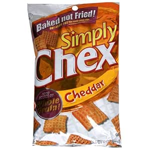 Amazon.com: Chex Mix Simply Chex, Cheddar, 8-Ounce Bags (Pack of 12)