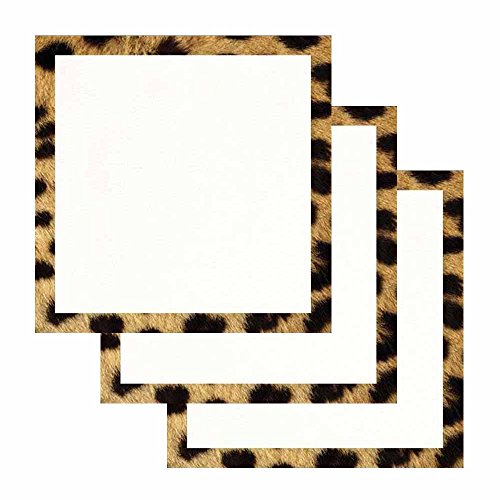 Cheetah Print Border Paper