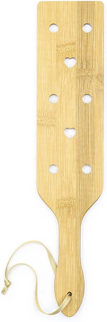 Amazon.com: Spanking Paddle with Holes and Hearts Wood Bamboo Spanking ...