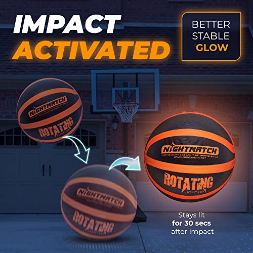 Light Up LED Basketball - Official Size 7 - Extra Pump and Batteries ...