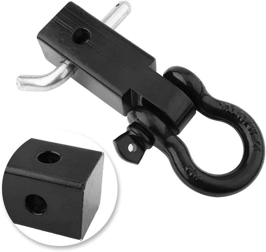 Qiilu Hitch Shackle, 5T / 11000LBS Aluminum Tow Bar Heavy Duty Trailer ...