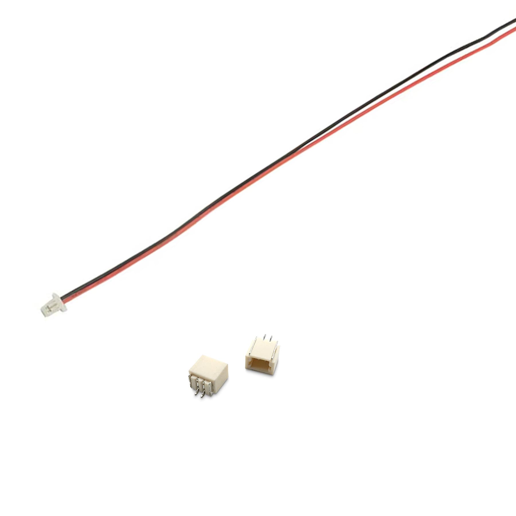 Mua 20 Pairs Mini Micro JST SH 1.0mm 2Pin Cable Connector, JST 1.0mm Pitch Male Female Connector ...