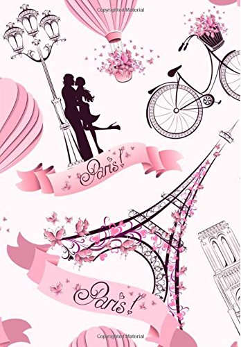 Amazon.com: Paris Notebook: Romantic Vintage Eiffel Tower Notebook or ...