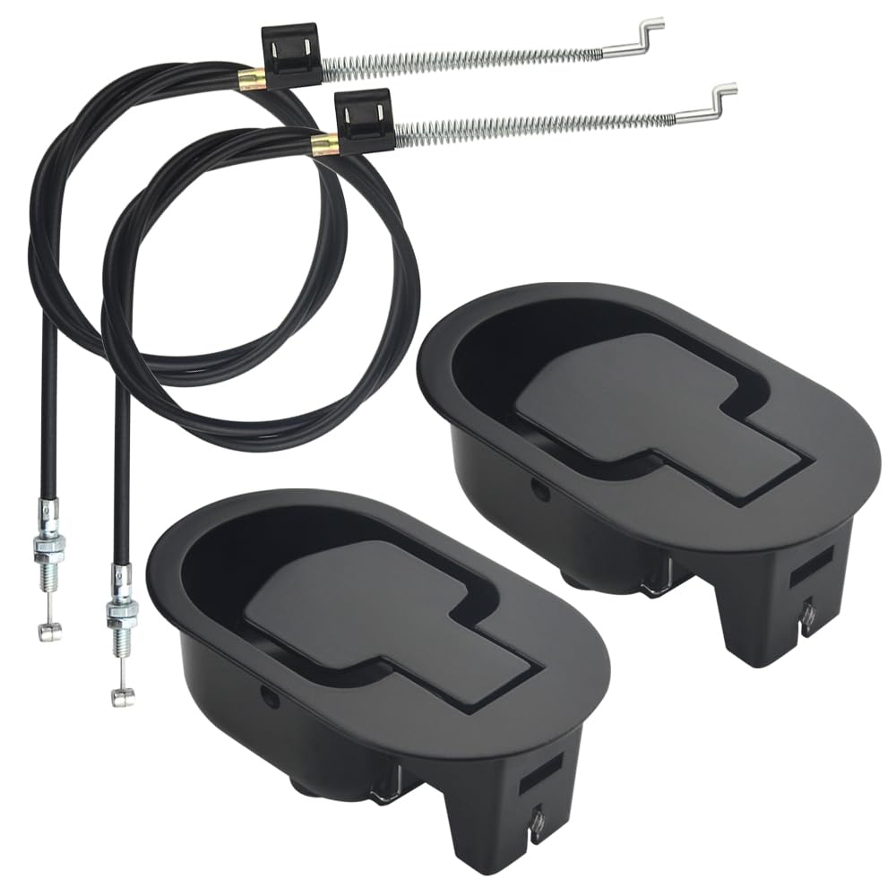 TOVOT 2 Sets Metal Recliner Handle with Cable Sofa Replacement Parts ...