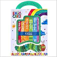 Amazon.com: World of Eric Carle, My First Library Board Book Block 12 ...