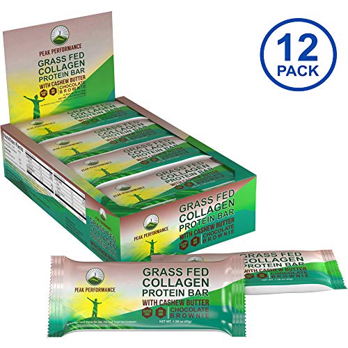Grass Fed Collagen Protein Bar by Peak Performance. Delicious Paleo and ...