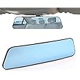 Amazon.com: Rear View Mirror, 11.8 Inch Panoramic Anti-Glare Rearview Mirror, Car Interior Clip ...