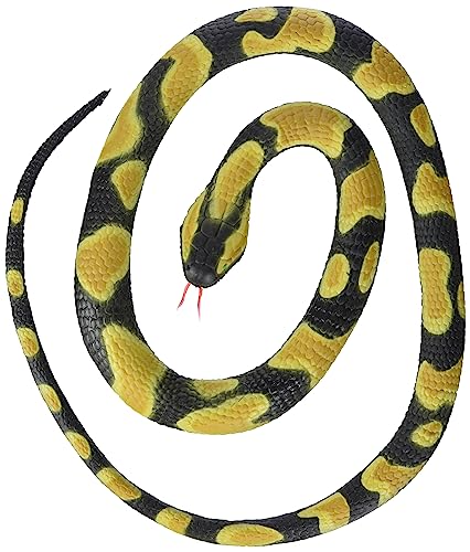 WILD REPUBLIC Rubber Snake, Ball Python Toy, Gifts Kids, 26", Black ...