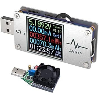 Amazon.com: Soondar USB Voltage Current Multimeter - USB Power Meter ...