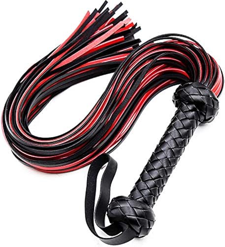AOXVIA Whips Riding Horse Whip, Red Riding Horse Flogger Whip, 30 ...