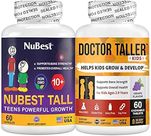 NuBest Tall 10+ for Children (10+) and Teens 60 Capsules & Doctor ...