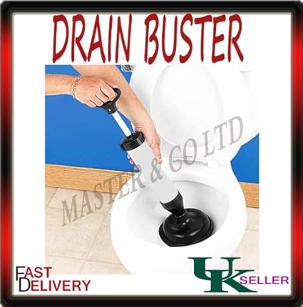 Drain Attack Buster, unblock drains sinks baths & more Powerful Multi ...