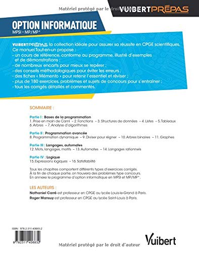 Les bases de l'informatique et de la programmation - Départements