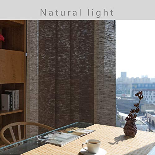 GoDear Design Deluxe Adjustable Sliding Panel Track Blind 45.8"- 86" W ...