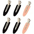 Amazon.com : 6 Pieces No Bend Hair Clips, No Crease Hair Clip for ...