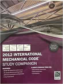 2012 International Mechanical Code® Study Companion: ICC: Amazon.com: Books