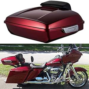 Us Stock Velocity Red Sunglo Razor Tour-Pak Pack Fit for Harley Touring ...