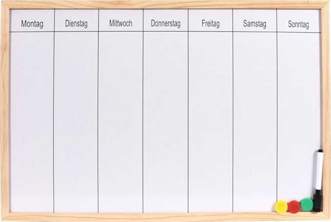Unbekannt ? Magnettafel mit-Woche Planer: Amazon.de: Bürobedarf ...