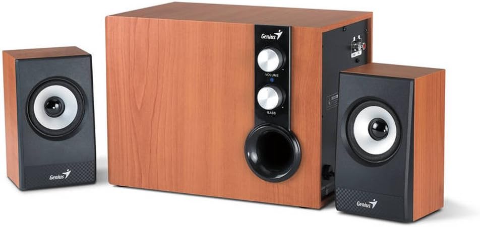 Genius Sw-Hf2.1 1205 32W, Hi-Fi Wood Speakers: Genius: Amazon.es ...