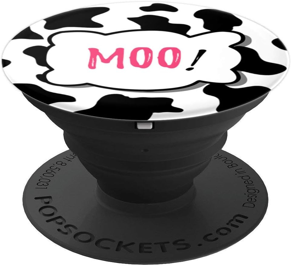 Amazon.com: Cow Print Cowboy Cowgirl Gifts Black White Calf Moo ...