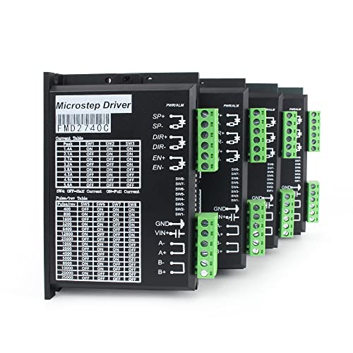 4 Axis Cnc Kit Nema23 Stepper Motor Cnc Controller Kit Usb Controller Card With Fmd2740c Driver