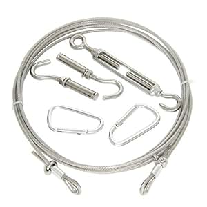 Clothesline Galvanized Wire Outdoor Stainless Steel Cable Retractable ...