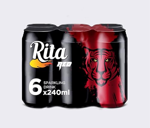 Rita Red Non-Alcoholic Sparkling Soft Drink, Can, 6 x 240 ml price in ...