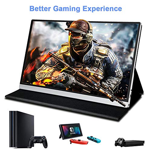 Portable Monitor 15.6 inch 1920x1080 FHD IPS Laptop Monitor Type-C and ...